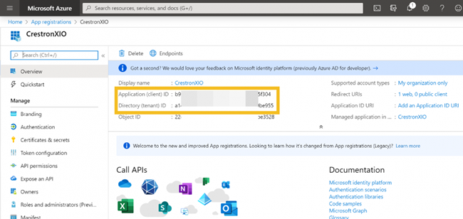 SSO for XiO Cloud using Azure AD [Crestron Electronics, Inc.]
